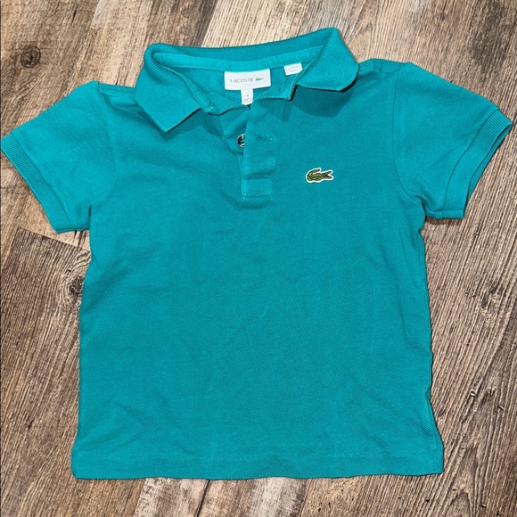 Lacoste | Shirts & Tops | Lacoste Kids Aqua Polo Shirt | Poshmark